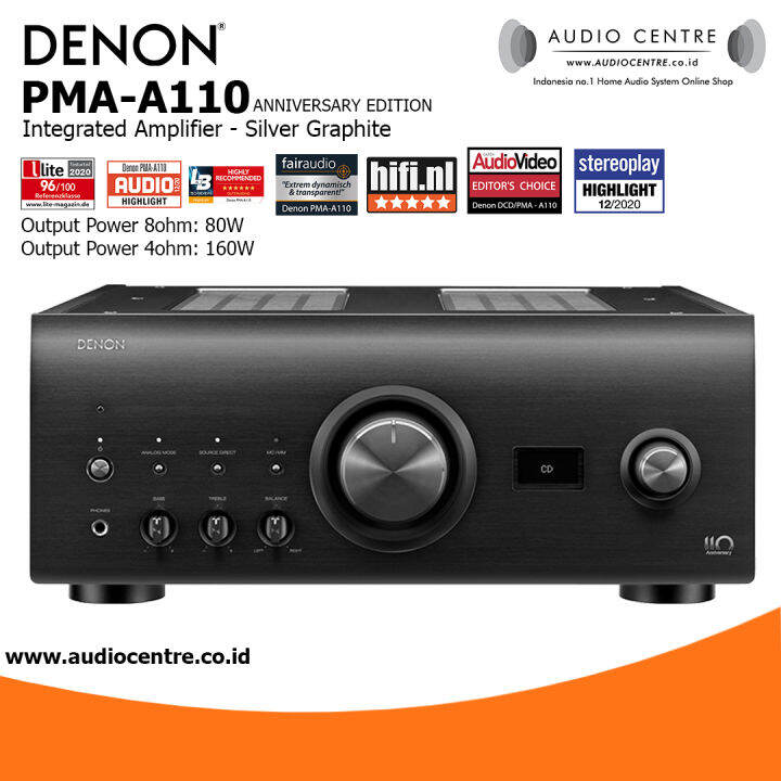 Denon PMA-A110 PMA A110 Integrated Amplifier Anniversary 110th edition | Lazada Indonesia
