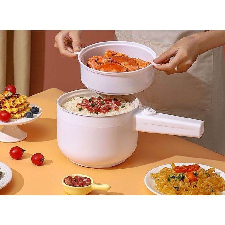 Electric Cooker Single Handle 18cm Steamer Layer Cooker With Steamer ...