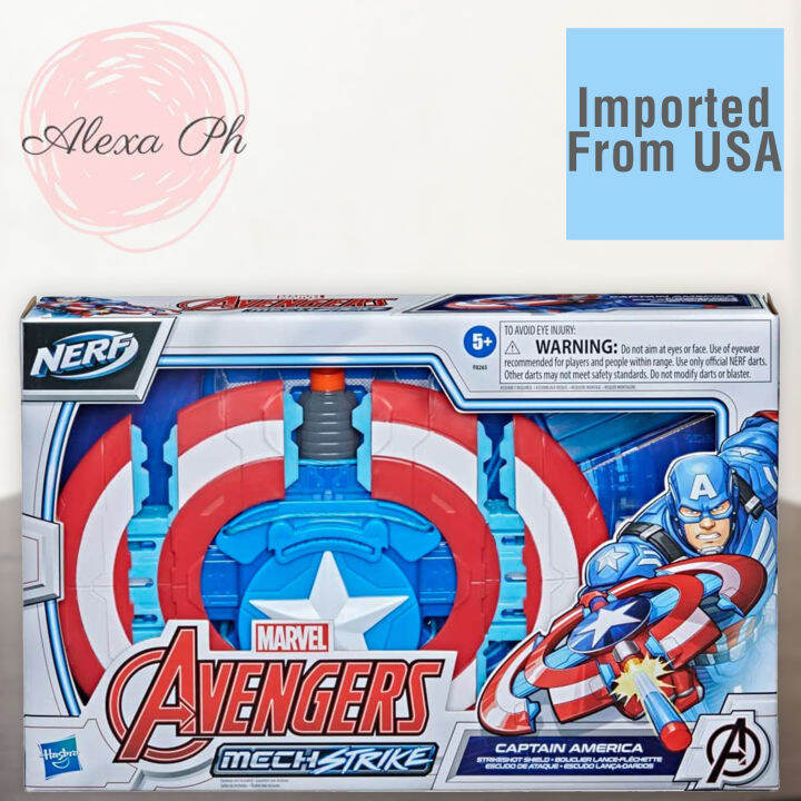 Nerf Avengers Mech Strike Cap America | Lazada PH