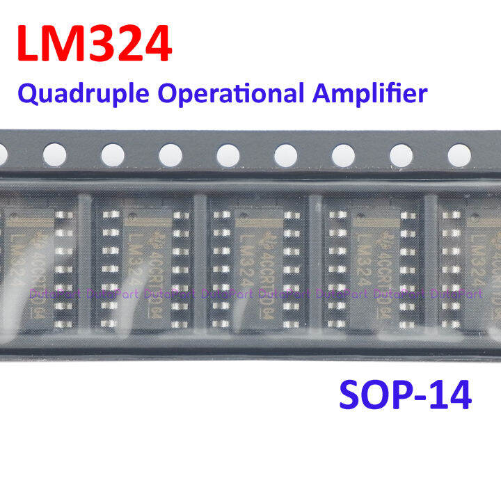 20 PCS LM324 LM324DR LM324DT Quadruple Operational Amplifier SMD IC SOP-14 | Lazada Indonesia