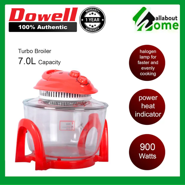 Dowell TB-75MM Turbo Broiler (red) | Lazada PH
