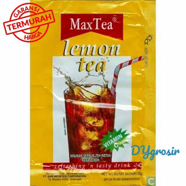 ISI 30 ~SBM~ LEMON TEA MAX TEA SACHET | Lazada Indonesia
