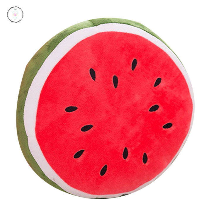 FIR Summer Watermelon Plush Toy Cute Cartoon Fruit Plush Doll Super ...