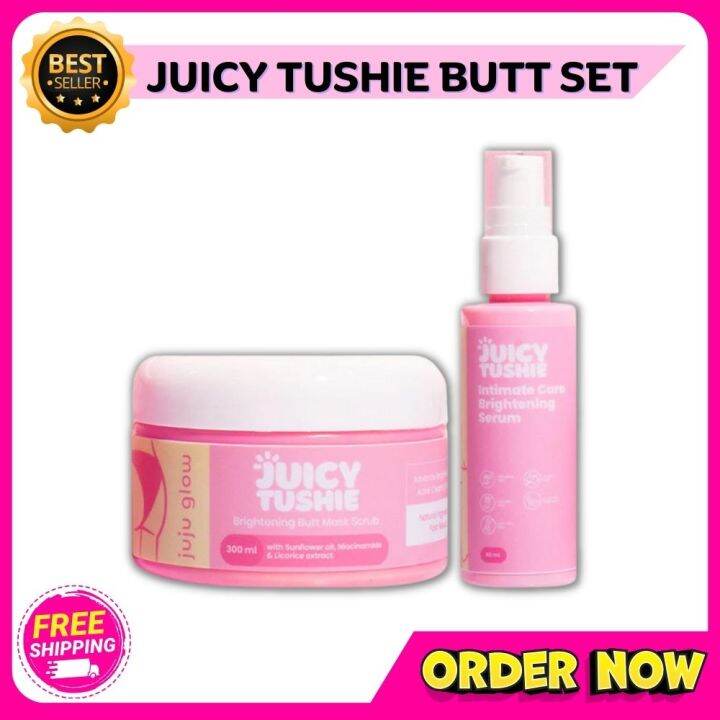 SKINOLOGY ORIGINAL JUICY TUSHIE BUTT SCRUB WHITENING JUJU GLOW JUICY ...