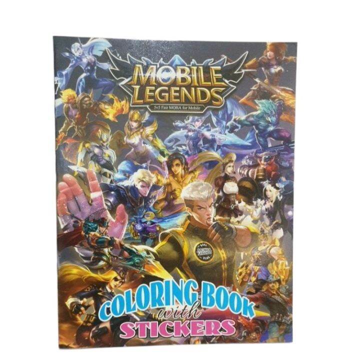 Mobile Legends Coloring Book with Stickers stories kids book magazine ...