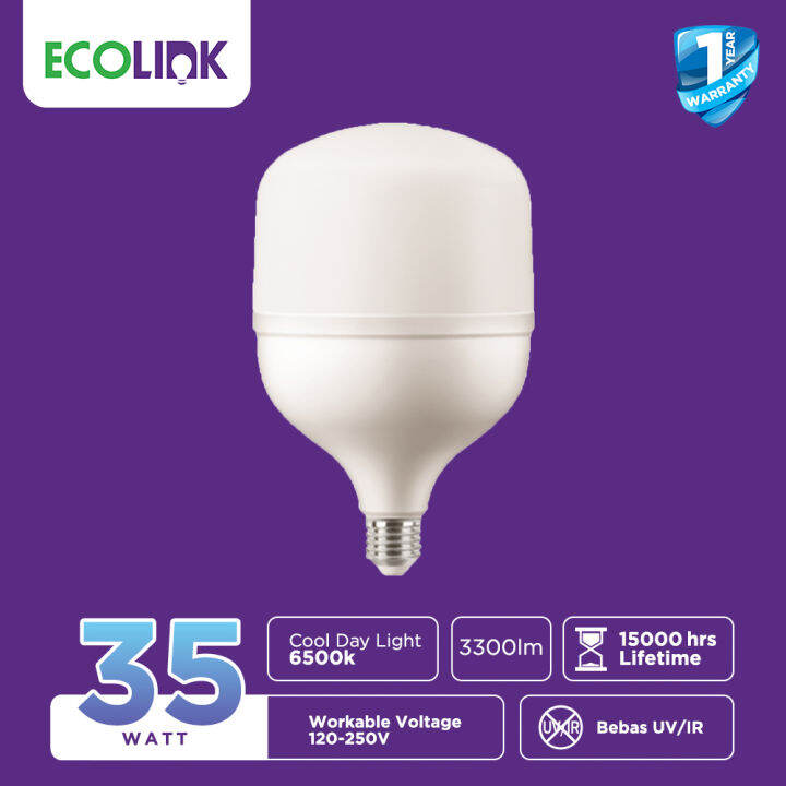 Ecolink LED Bulb Capsule 35W E27 - Cool Day Light (Putih) | Lazada Indonesia