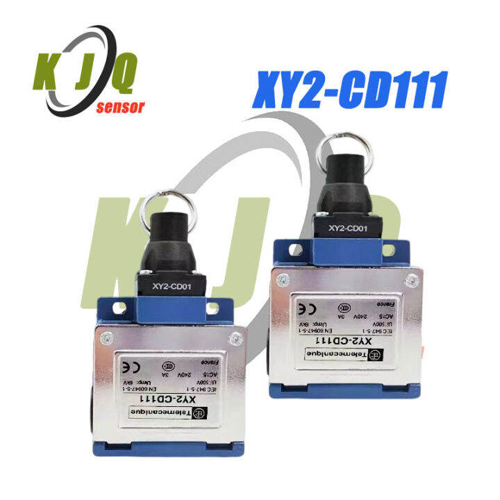 XY2-CD111 Emergency Stop Safety Rope Pull Switch XY2CD111 Travel Limit ...