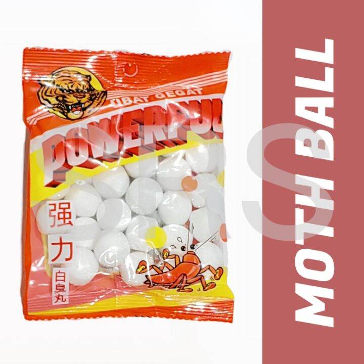 100% ORIGINAL TIGER MOTH BALLS NAPHTHALENE BALLS UBAT GEGAT 白臭丸,TOILET ...