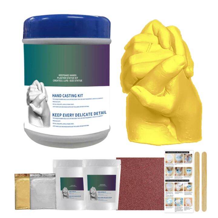 Hand Casting Mold Kit For Baby 3D Hand Print Footprint Casting Kit Baby ...