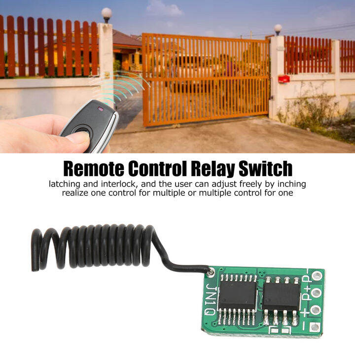 Wireless Remote Control DC3.6V‑12V Low Power Consumption 433MHz Smart ...
