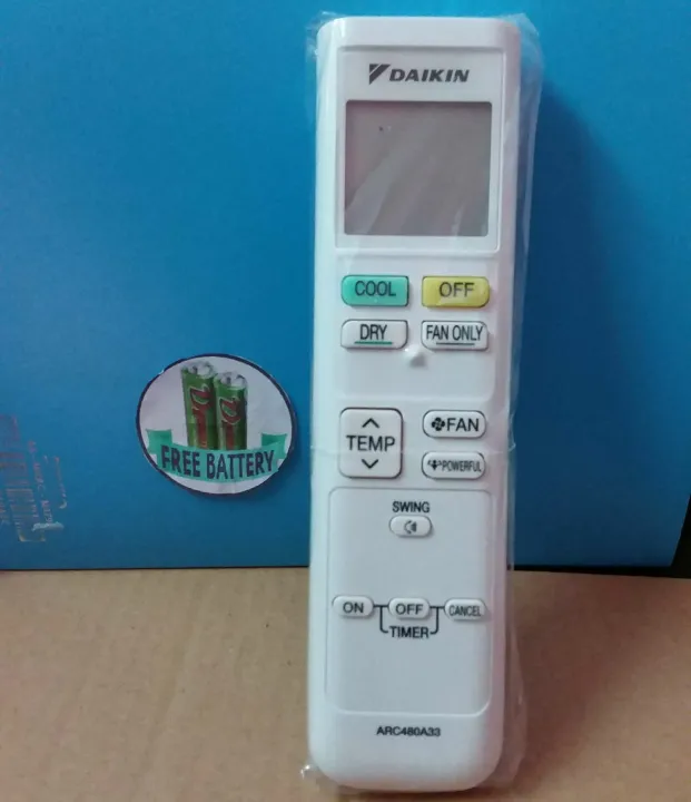 REMOT AC DAIKIN COOL ORIGINAL | Lazada Indonesia