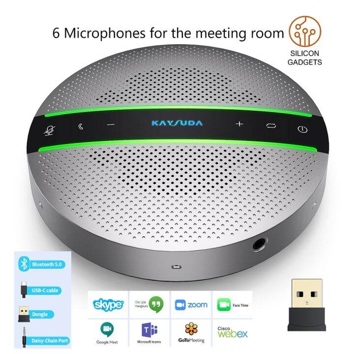Conference Speakerphone Kaysuda SP300 Bluetooth Echo & Noise Canceling ...