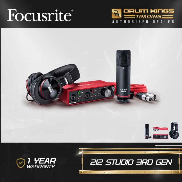 Focusrite Scarlett 2i2 Studio Bundle 3rd Gen | Lazada PH