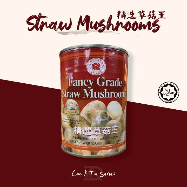 M-SHROOMS Fancy Grade Straw Mushrooms 精选草菇王 425g | Lazada