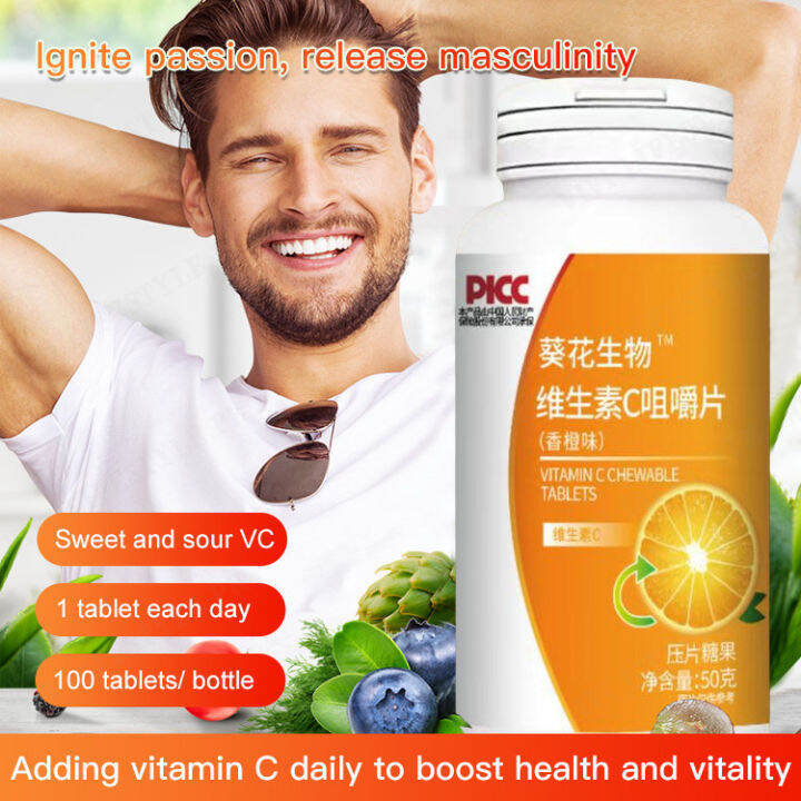 vivi lifestyle Vitamin C Effervescent Tablets with Refreshing Orange ...