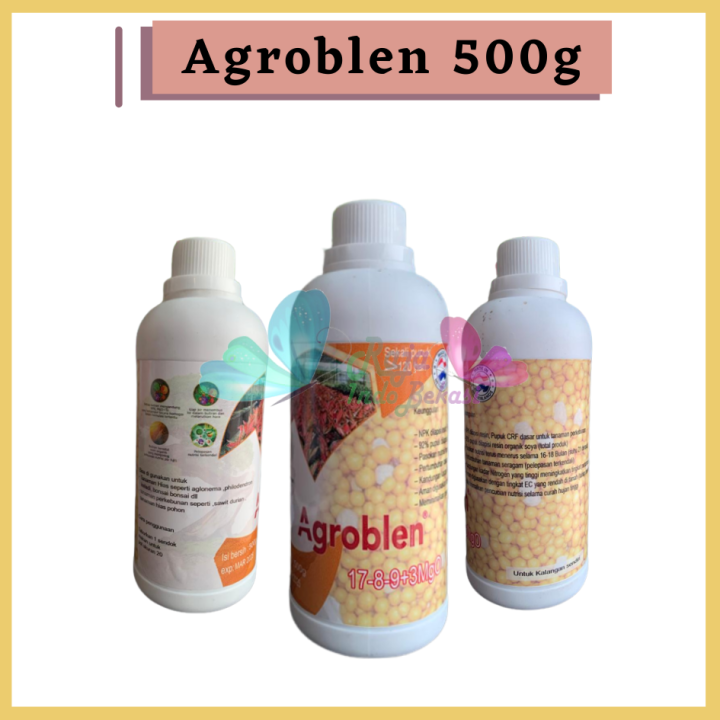 Pupuk Agroblen 17-8-9+3MgO 500Gram - Dekastar Agroblend 1789 17 8 9 ...