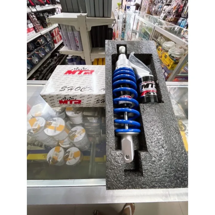 ORIGINAL MTR REAR SHOCK 300mm For MIO/CLICK/BEAT/FINO/SKYDRIVE RUSI/RACAL SCOOTERS (LEGIT ...