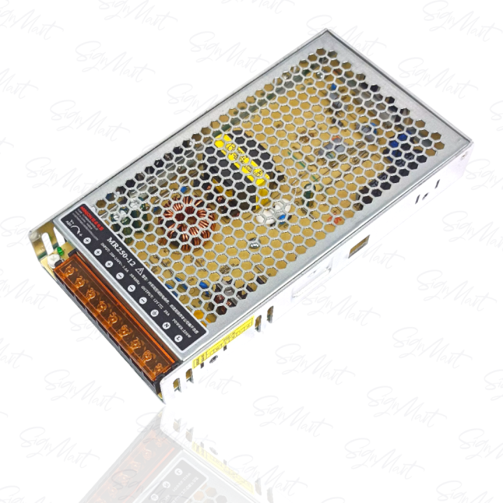 SignMart 250W Indoor Minjon Power Supply MR Series 12V For LED Lightbox ...