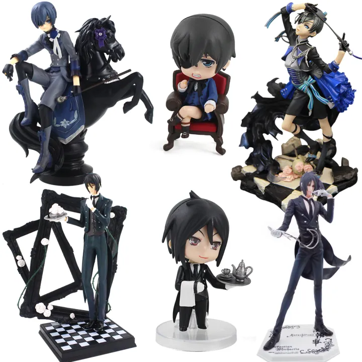 Anime Black Butler Ministers Sebastian&Ciel Phantomhive PVC Action ...