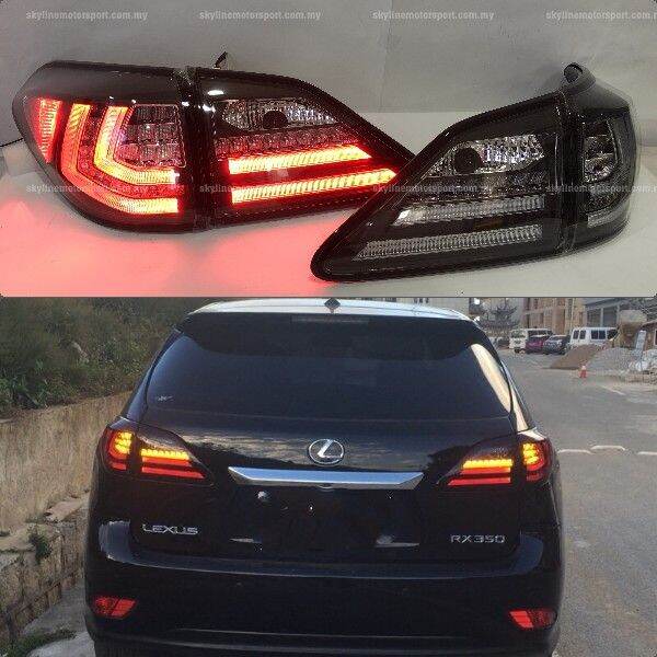 Lexus RX270 RX350 Tail Lamp 2009-2015 LED Light Bar Black | Lazada