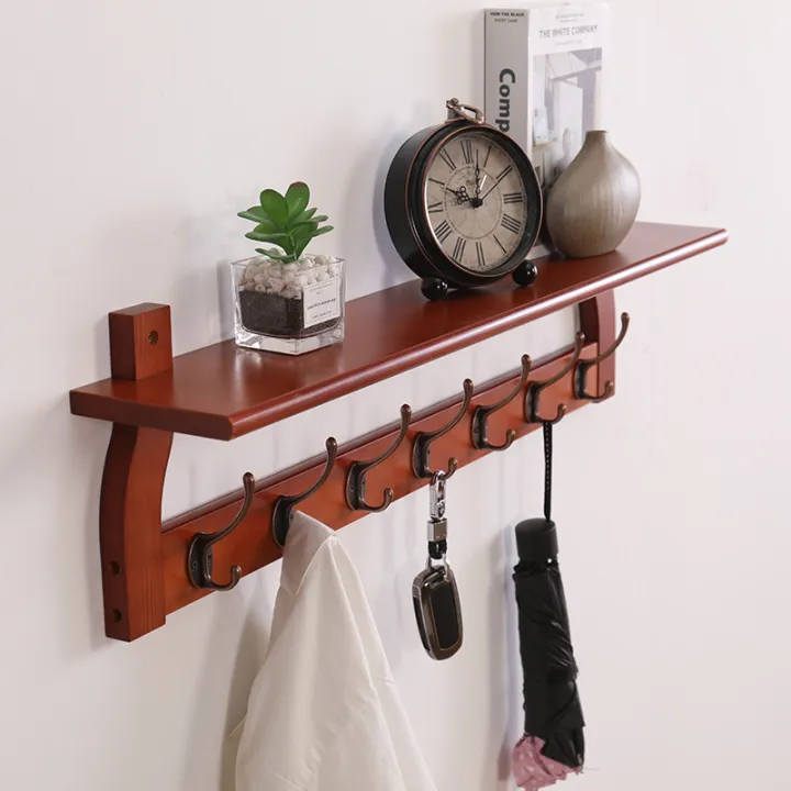 European-style clothes hanger wall-mounted bedroom clothes rack door ...