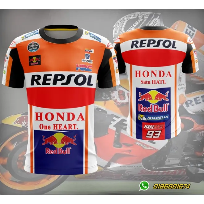 Baju Tshirt Jersey HONDA REPSOL MOTOGP 2019 | Lazada.co.th