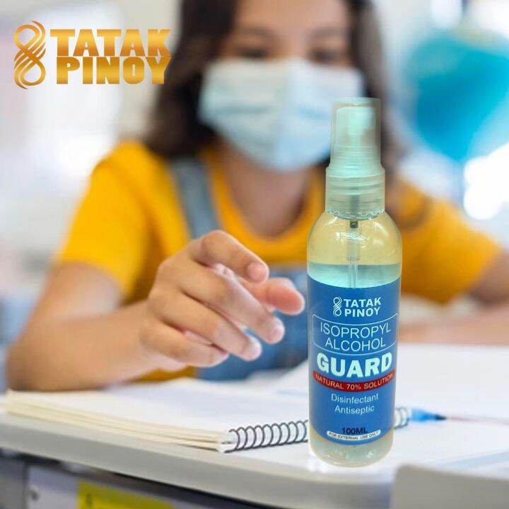 Tatak Pinoy GUARD Isopropyl Alcohol Natural 70% Solution,First aid ...