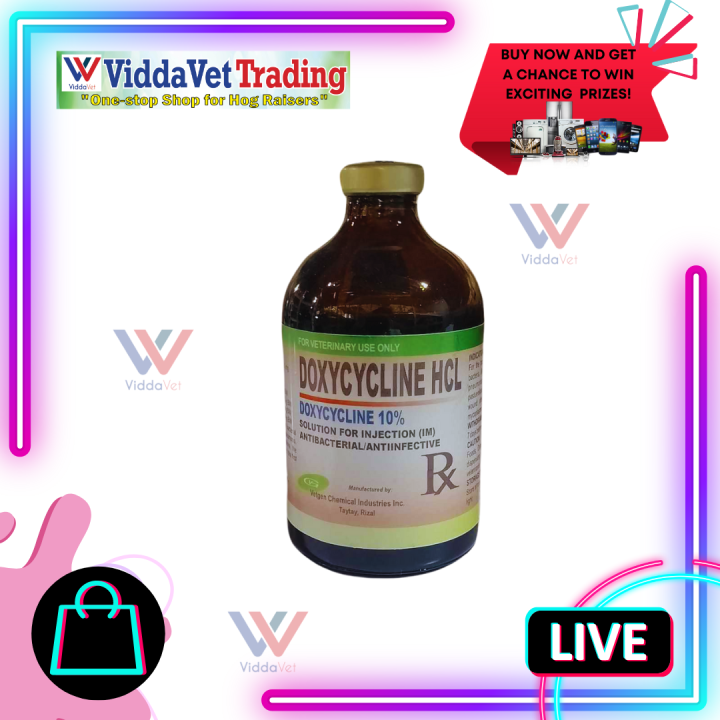 1bottle 100ml DOXYCYCLINE HCL 10percent antibacterial antiinfective ...