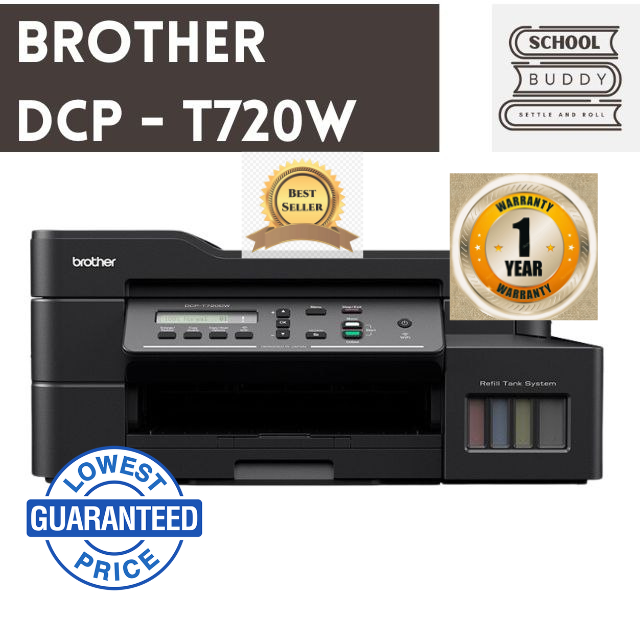 ORIGINAL / Brand NEW Brother Printer DCP-T720DW 3-in-1 Color Inkjet ...