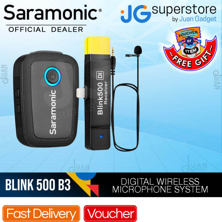Saramonic Blink 500 B3 Digital Wireless Omni Lavalier Microphone System