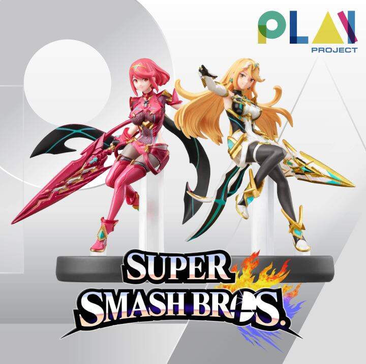 Amiibo Super Smash Bros. Xenoblade Chronicles Pyra & Mythra [มือ1 ...