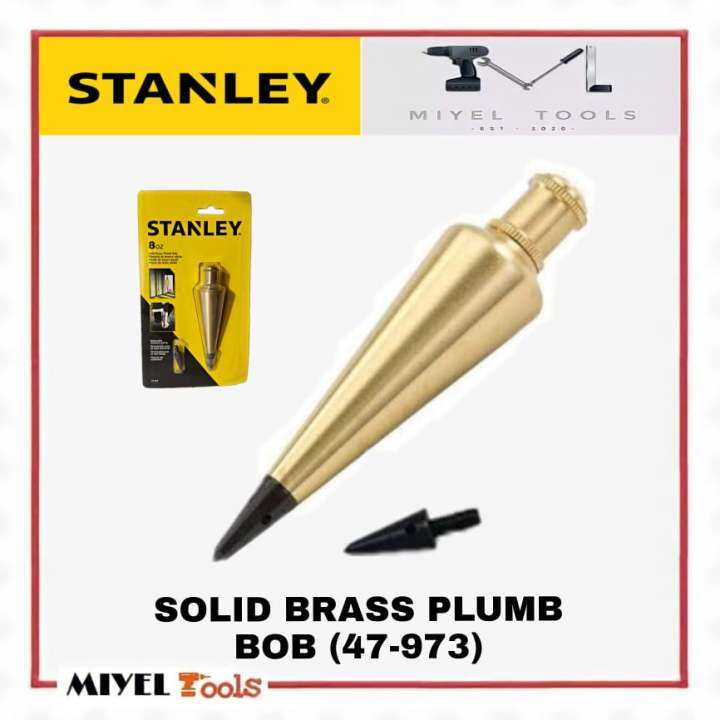 STANLEY Solid Brass Plumb Bob (47-973) | Lazada PH