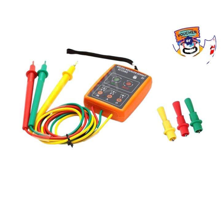 Eagletech SM852B Phase Meter with 3 Rotation Sequence Tester Buzzer ...