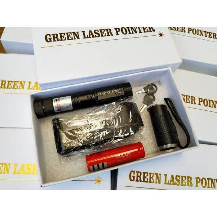 green laser pointer 303 / senter Laser charger V-303 | Lazada Indonesia