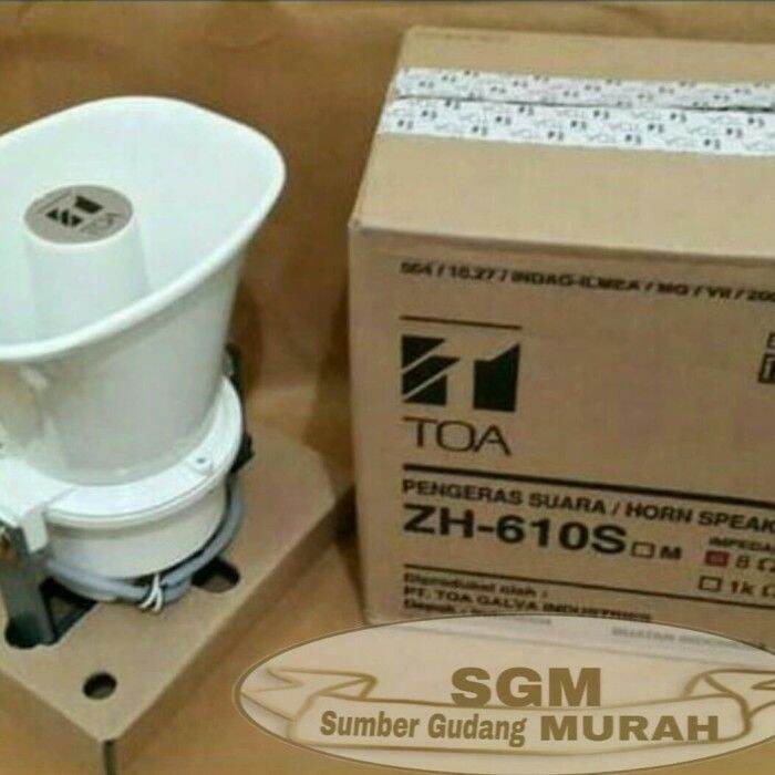 Horn Speaker TOA ZH-610S 10 Watt Untuk Sirene Mobil,Motor | Lazada Indonesia