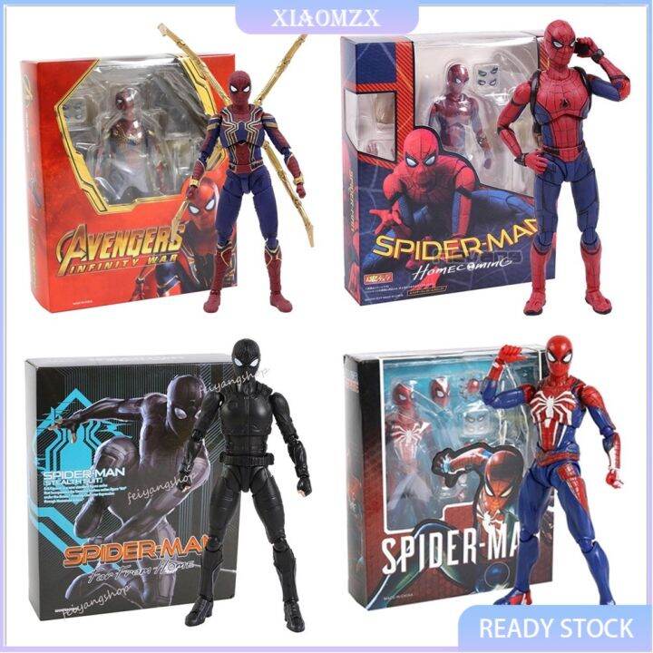 โมเดลฟิกเกอร์ Pvc ขยับได้ รูปสไปเดอร์แมน อเวนเจอร์ส สไปเดอร์แมน SHF PS4 ...