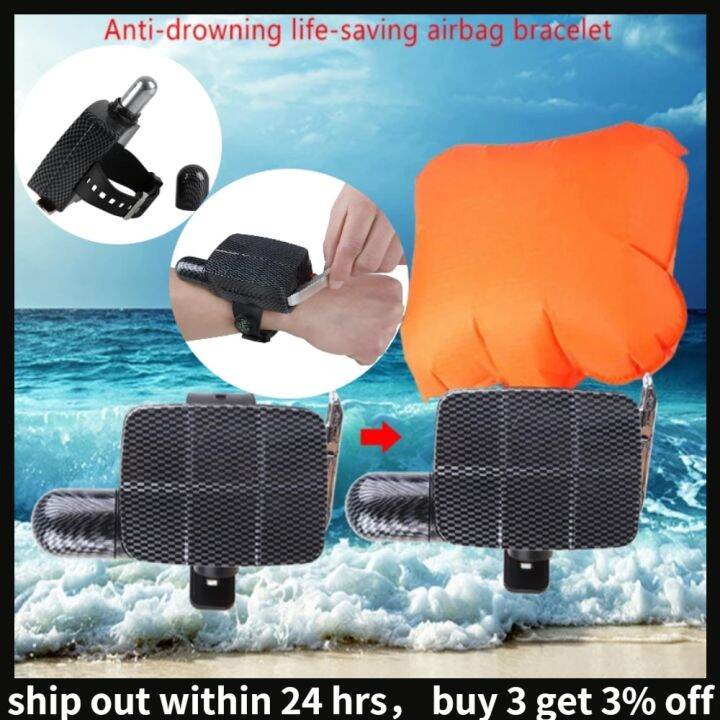 Anti Drowning Lifesaving Bracelet Floating Swimming Safety Rescue ...