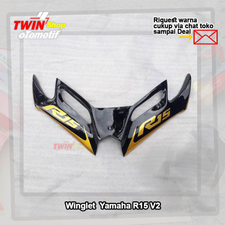 Winglet R15 V2 Winglet buat yamaha R15 old winglet pnp yamaha R15 V2 ...