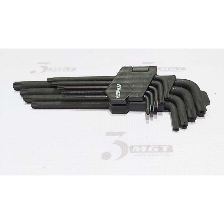 3mgt Trading Heavy Duty Flyman 9 Pcs. Allen Wrench Set Flower Keys ...