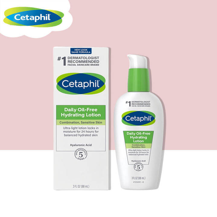 Cetaphil Daily Oil-Free Hydrating Lotion Fragrance with Hyaluronic Acid ...