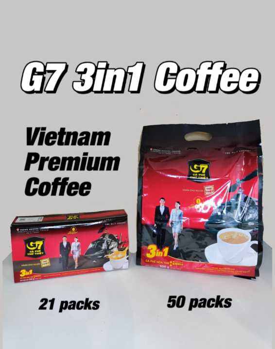 TRUNG NGUYEN G7 3in1 instant coffee 16g - Kopi G7 - 咖啡 - Ca phe G7 ...