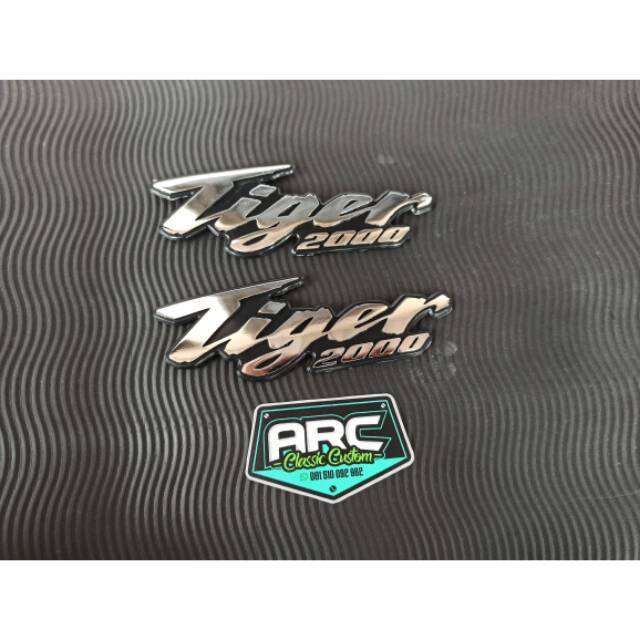 Emblem tangki logo tangki tiger 2000 sepasang | Lazada Indonesia