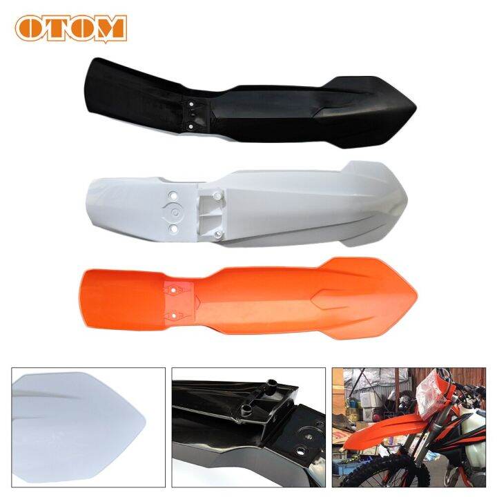 OTOM Motorcycle Plastic Front Fenders Mudguard Fender Kit Splash Shield ...