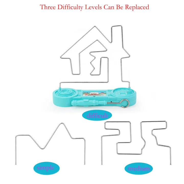 Buzz Wire Game For Kids Electric Buzz Wire Maze Game - 3 Difficulty ...