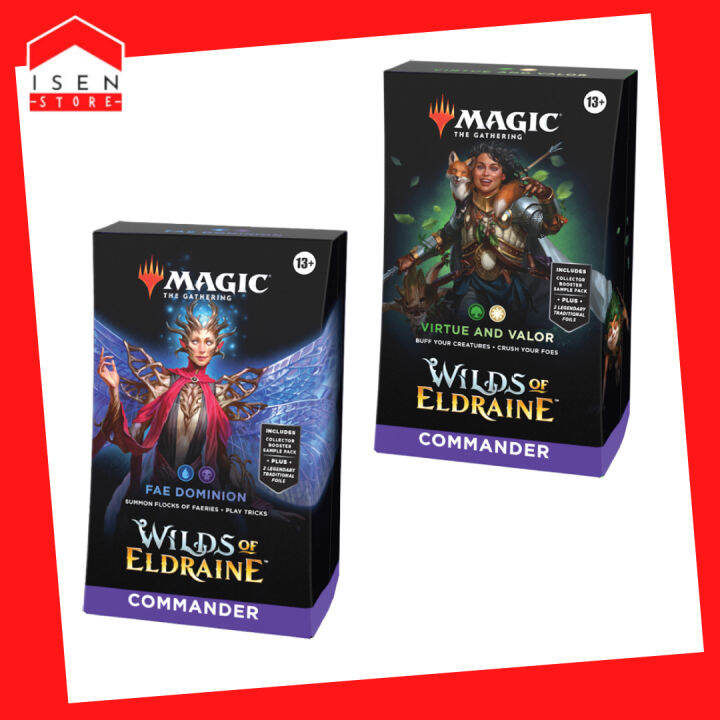 Magic: The Gathering MTG Wilds of Eldraine Commander Deck - ( FAE ...