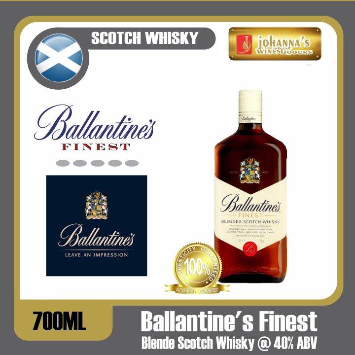 Ballantine's Finest Blended Scotch Whisky 700mL / 1 Liter/2 Liters | Lazada PH