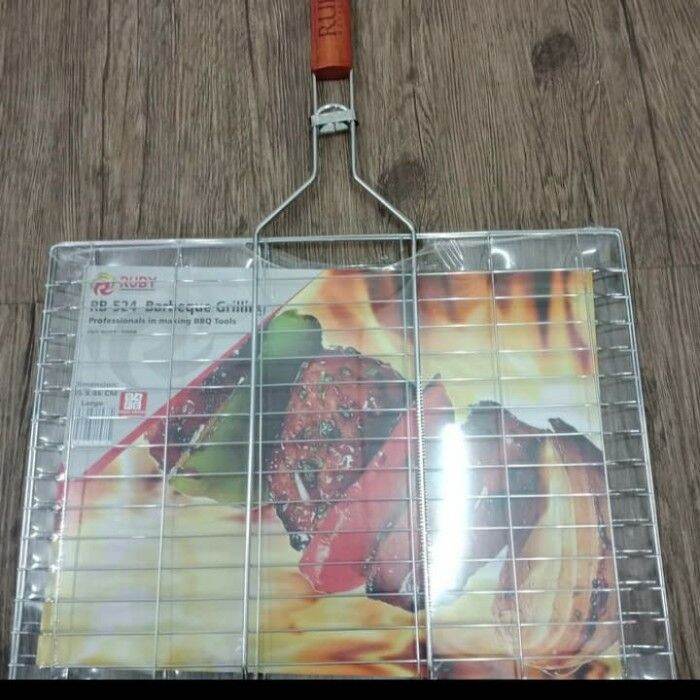 alat panggangan jepit stainlees ruby besar 35x46 cm | Lazada Indonesia