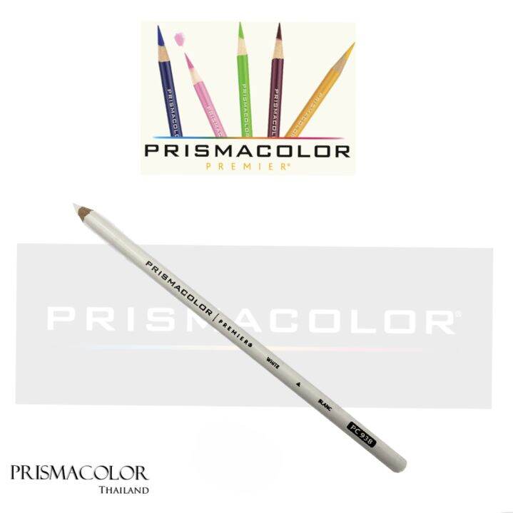ดินสอสี Prismacolor Premier Soft Core สีขาว White PC938 จำหน่ายแยกแท่ง ...