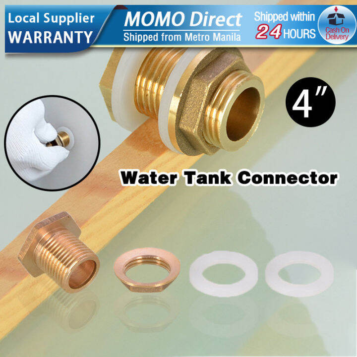 Water Tank Connector Fittings Solid Brass Water Tank Adapter 1/2”DN15 ...