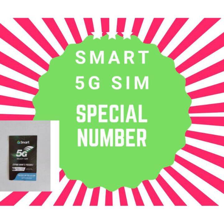 Smart 5g sim special number | Lazada PH
